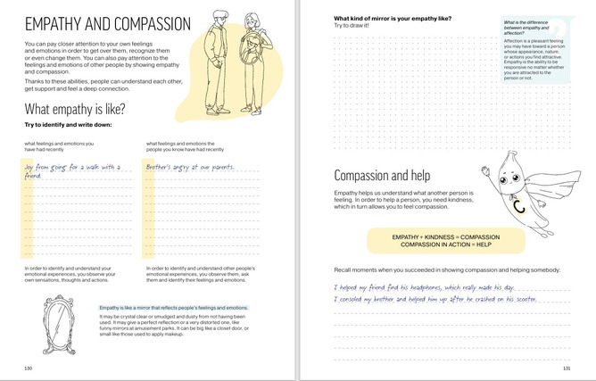 Emotions for Teens and Tweens. Workbook